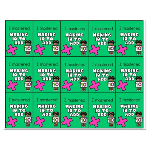 Making 10 to Add - Lucky Little Learners