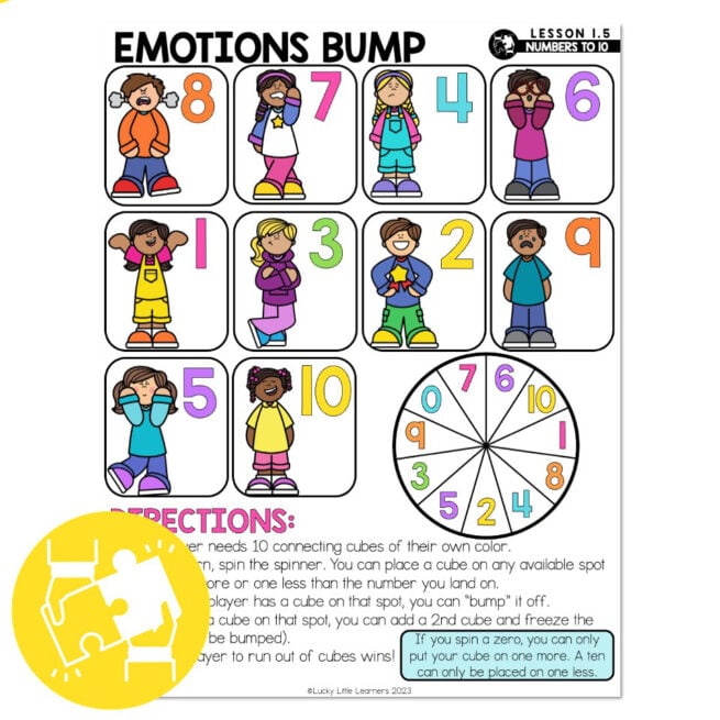 Lucky to Learn Math - 1st Grade - Lesson 1.5 - Numbers to Ten ...