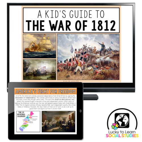 Lucky to Learn Social Studies - War of 1812 - Teaching Slides - Lucky ...