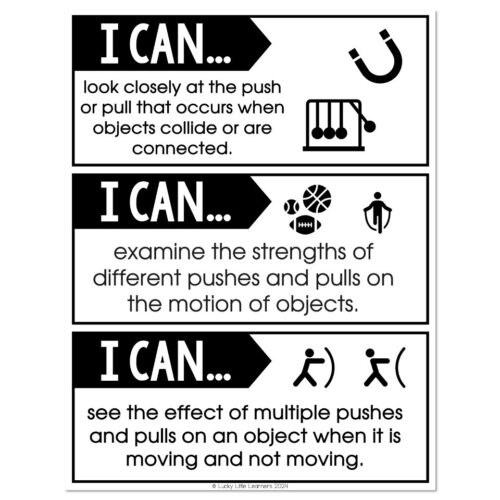 Tennessee Science I Can Statements - Lucky Little Learners