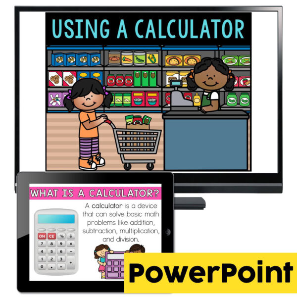 Calculator Activities - Calculator Teaching Slides PowerPoint - Lucky ...