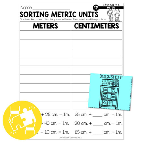 Lucky to Learn Math - Lesson 7.8 - Meters - Collaboration - Sorting ...