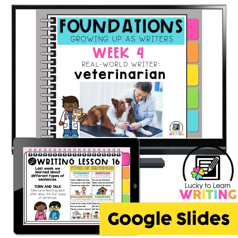 Lucky to Learn Writing - Unit 1 Foundations - Week 4 - Compound ...