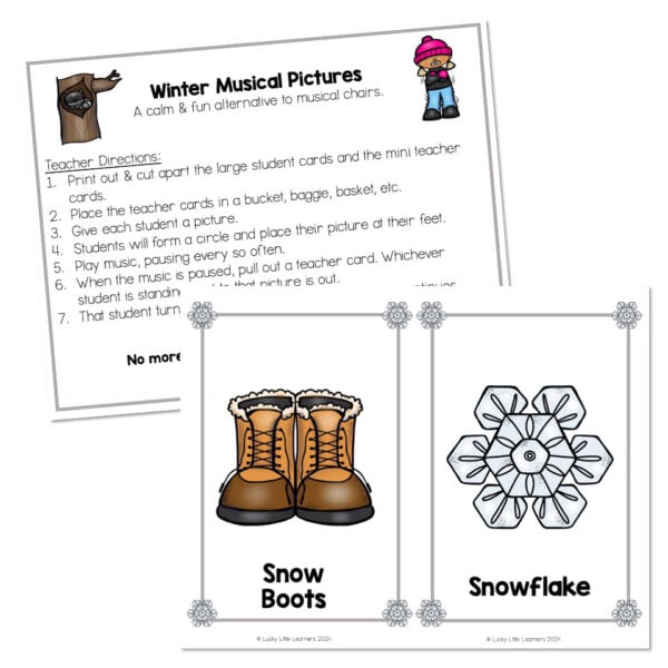 Musical Pictures - Winter Edition - Lucky Little Learners