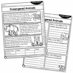 2nd Grade Nonfiction Cause and Effect Reading Passage - Endangered ...