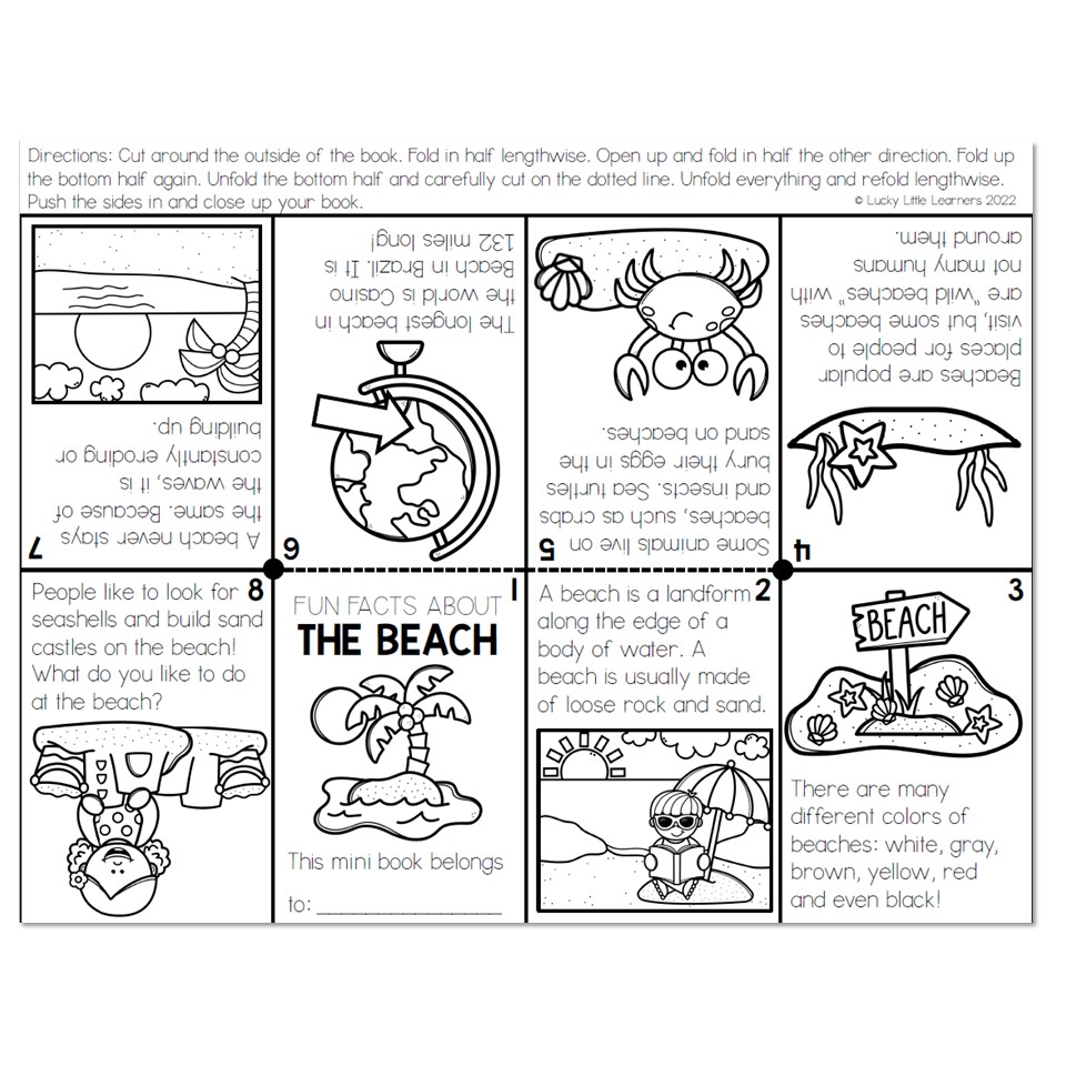 Classroom Transformation - Beach Day - Fun Facts About the Beach Mini ...