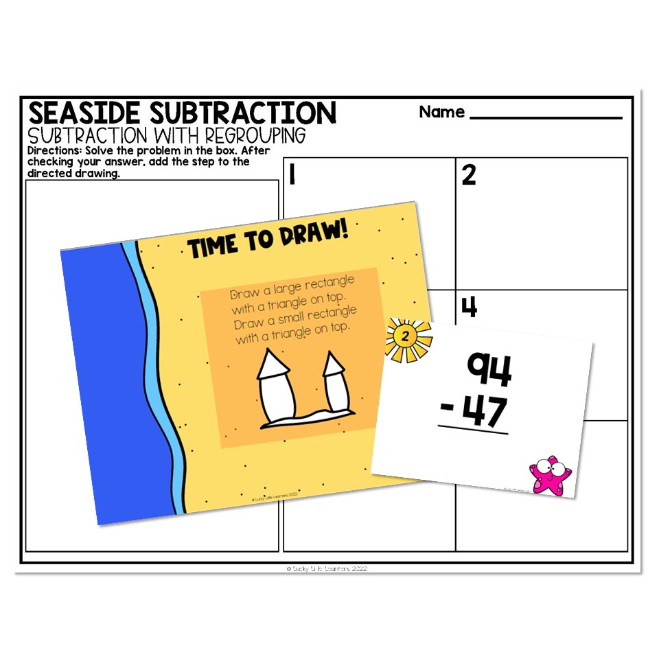 Classroom Transformation - Beach Day - Seaside Subtraction ...