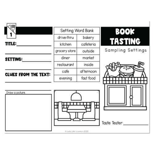 Classroom Transformation - Restaurant Day - Book Tasting - Lucky Little ...