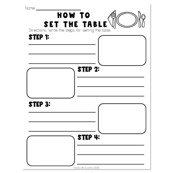 Classroom Transformation - Restaurant Day - How to Set the Table ...