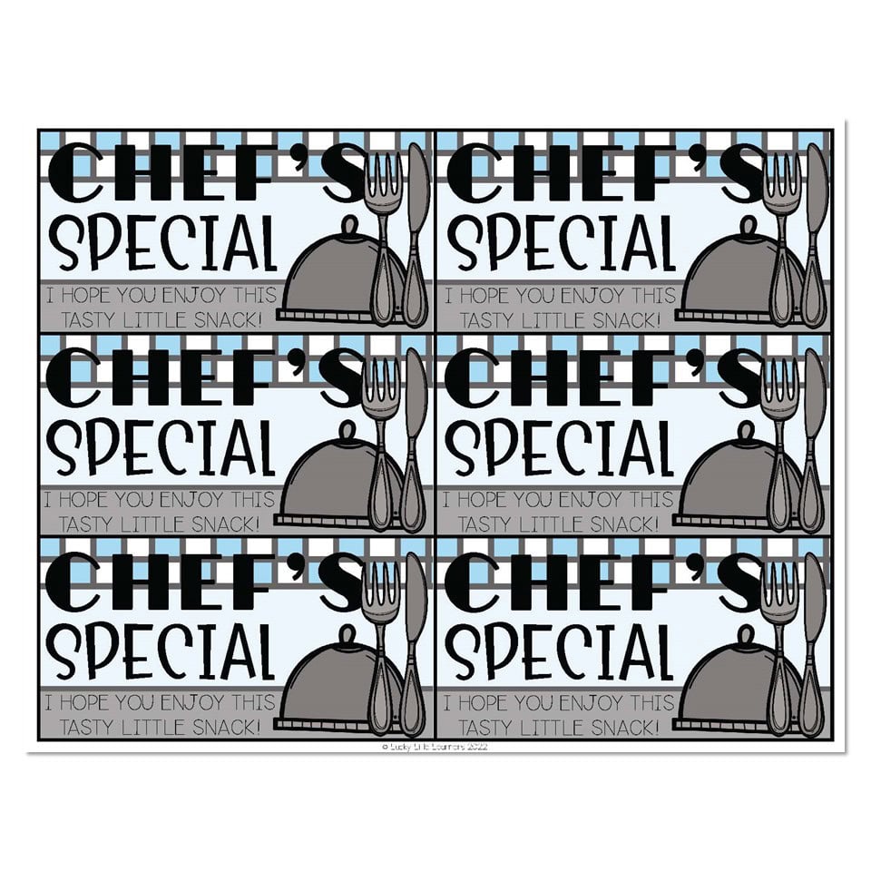 Classroom Transformation - Restaurant Day - Snack Tag - Lucky Little ...