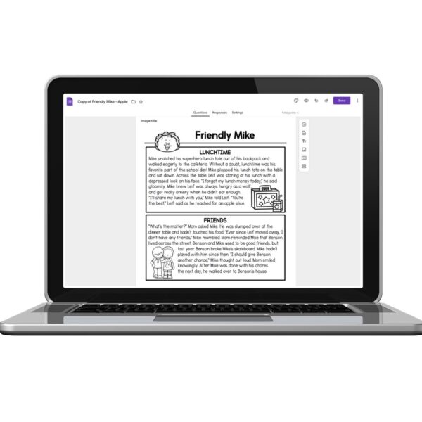 Digital 2nd Grade Reading Passages - Fiction Compare and Contrast ...