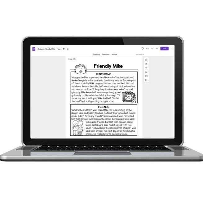 Digital 2nd Grade Reading Passages - Fiction Compare and Contrast ...