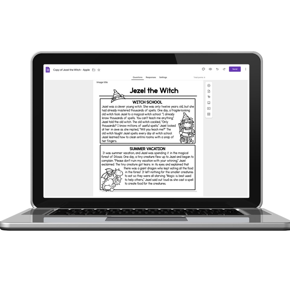 Digital 2nd Grade Reading Passages - Fiction Compare and Contrast ...