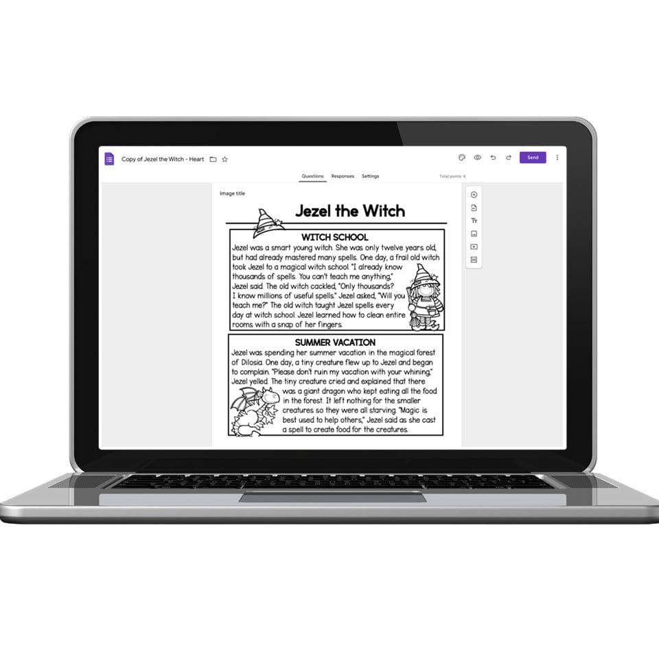 Digital 2nd Grade Reading Passages - Fiction Compare and Contrast ...