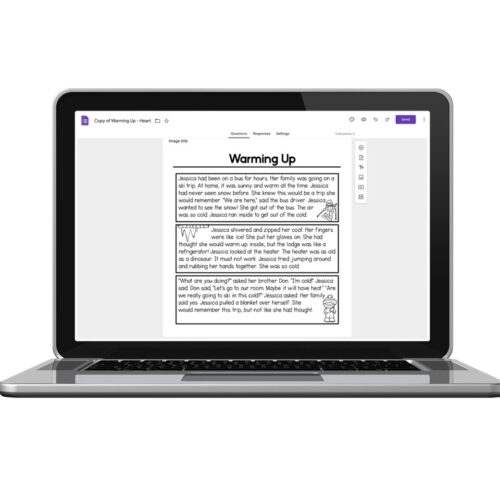 Digital 2nd Grade Reading Passages - Figurative Language - Warming Up ...