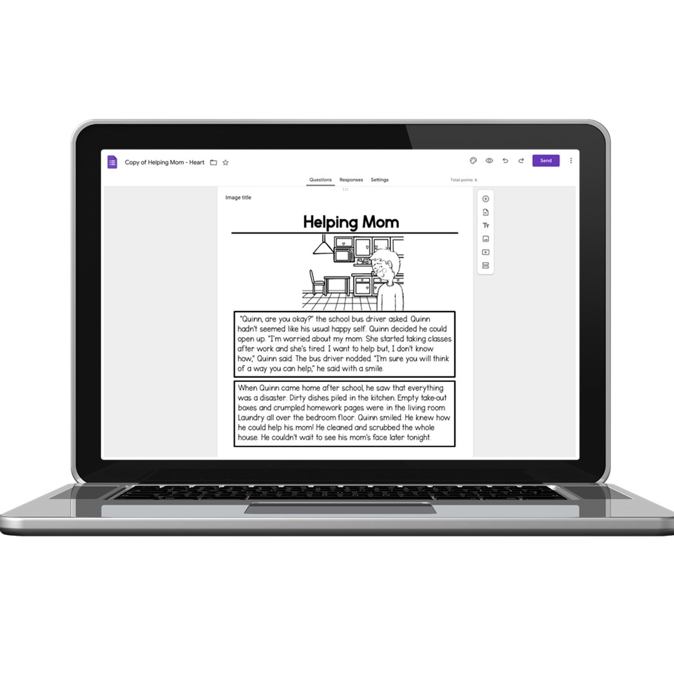 Digital 2nd Grade Reading Passages - Illustrations and Inferences ...
