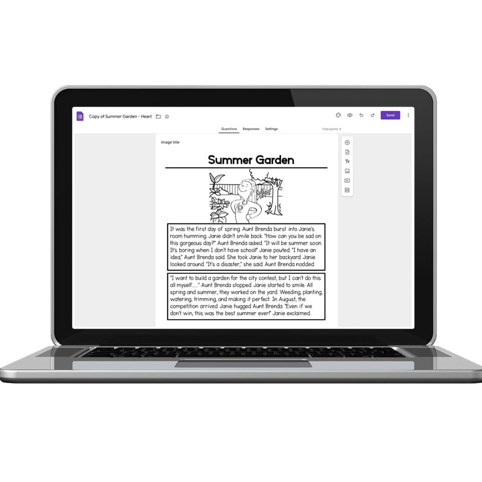 Digital 2nd Grade Reading Passages - Illustrations and Inferences ...