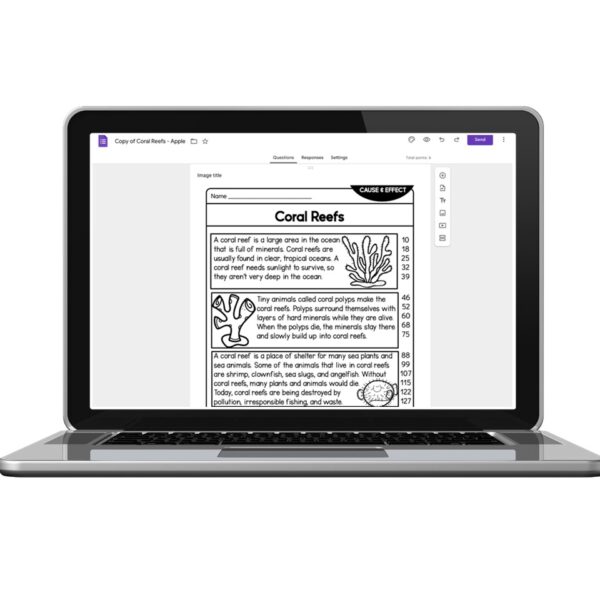 Digital 2nd Grade Reading Passages - Nonfiction Cause and Effect ...