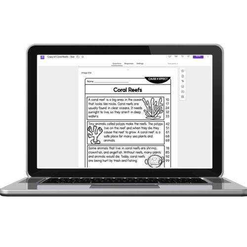 Digital 2nd Grade Reading Passages - Nonfiction Cause and Effect ...