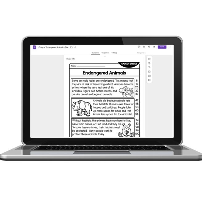Digital 2nd Grade Reading Passages - Nonfiction Cause and Effect ...