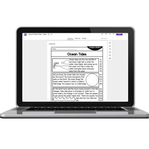 Digital 2nd Grade Reading Passages - Nonfiction Cause and Effect ...