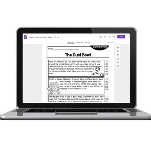 Digital 2nd Grade Reading Passages - Nonfiction Cause and Effect - The ...