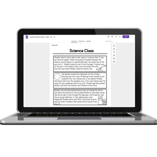 Digital 2nd Grade Reading Passage - Story Structure - Science Class ...