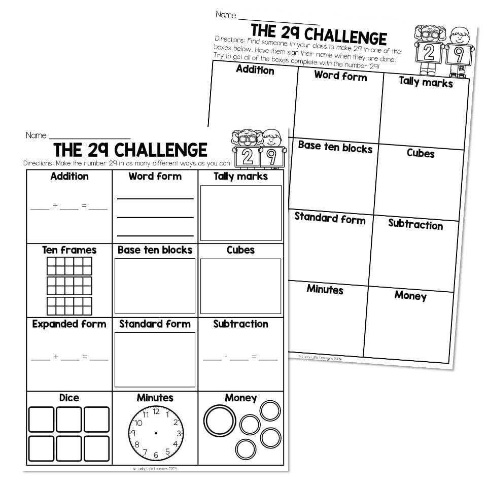 Leap Year - Leap Day - Ways to Write a Number - The 29 Challenge ...