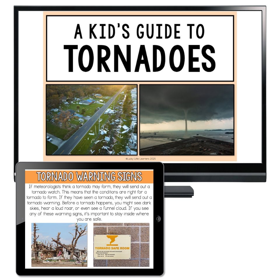 Lucky to Learn Science - Tornadoes - Teaching Slides - Lucky Little Learners
