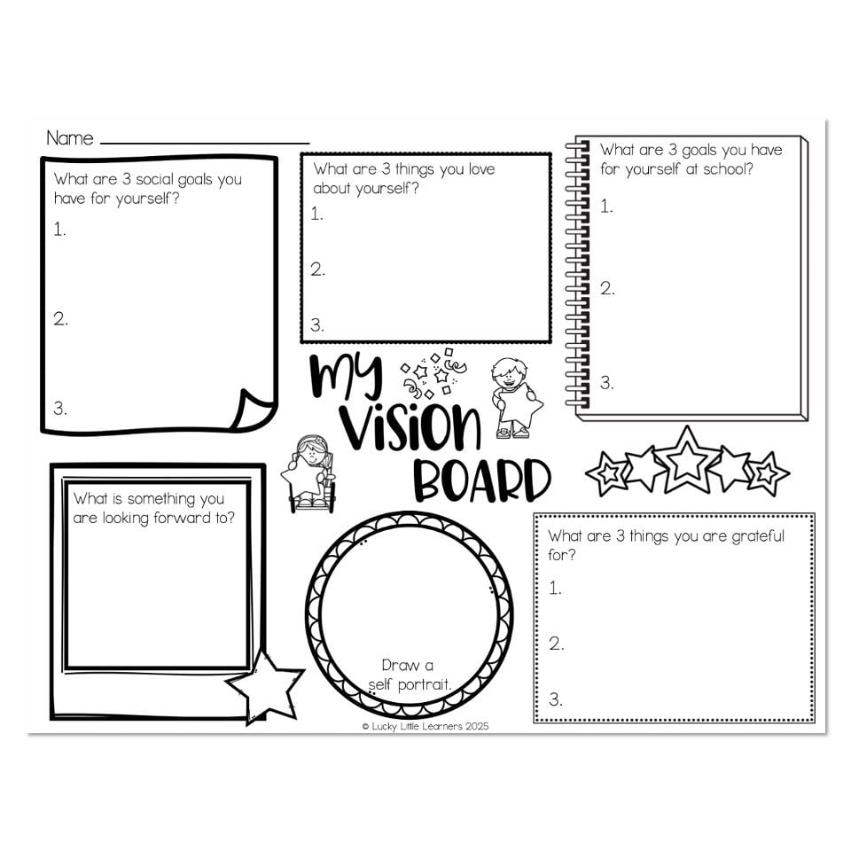 Vision Board - Lucky Little Learners