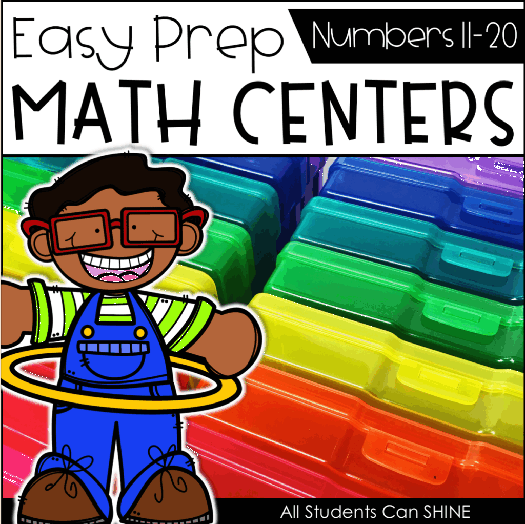 Math Centers Bundle for PreK, Kindergarten & First Grade - Lucky Little ...