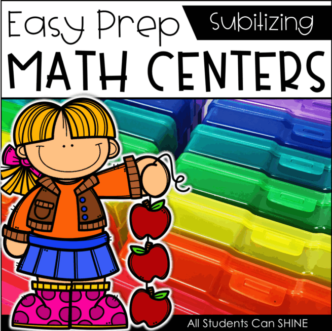Math Centers Bundle for PreK, Kindergarten & First Grade - Lucky Little ...