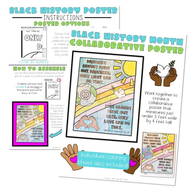 Hallway Display Project - February - Black History Collaborative Poster ...