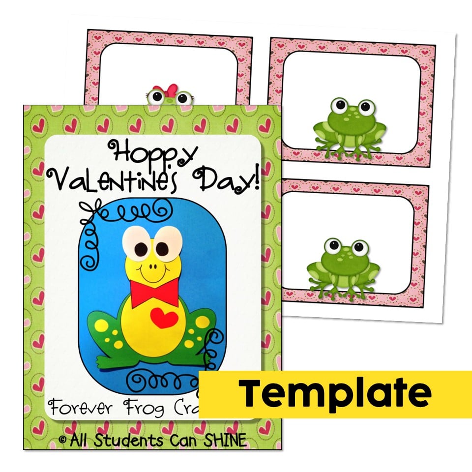Craftivities - Valentine's Day - Forever Frog - Sight Words Game ...