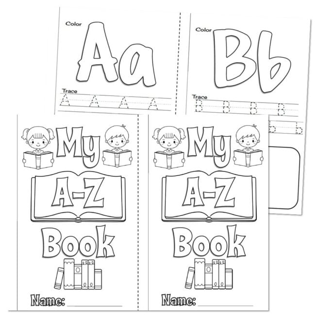 A to Z Book - Lucky Little Learners