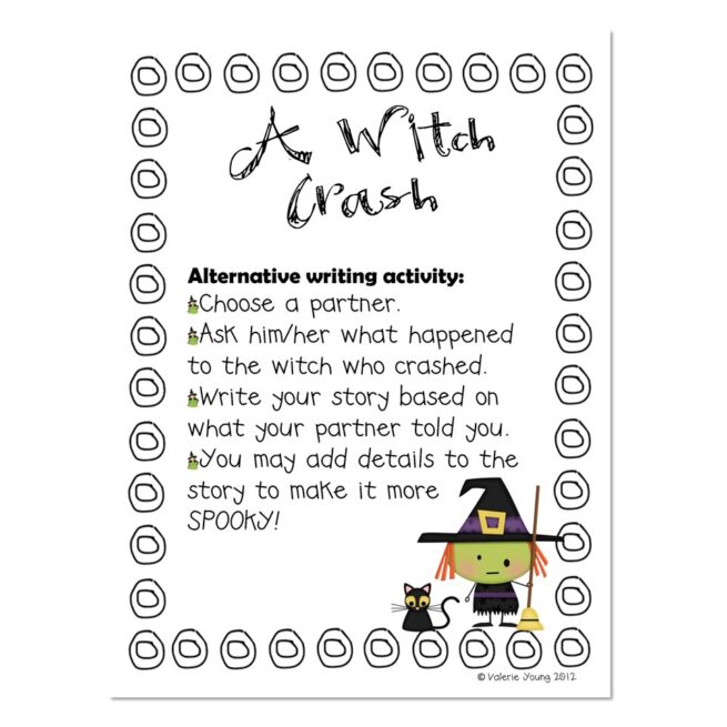 Halloween Witch Craftivity - Writing Prompt Activity - Lucky Little ...