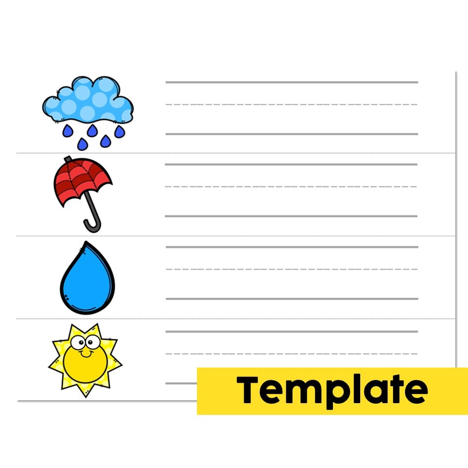 Seasonal Word Wall - Spring Template - Lucky Little Learners