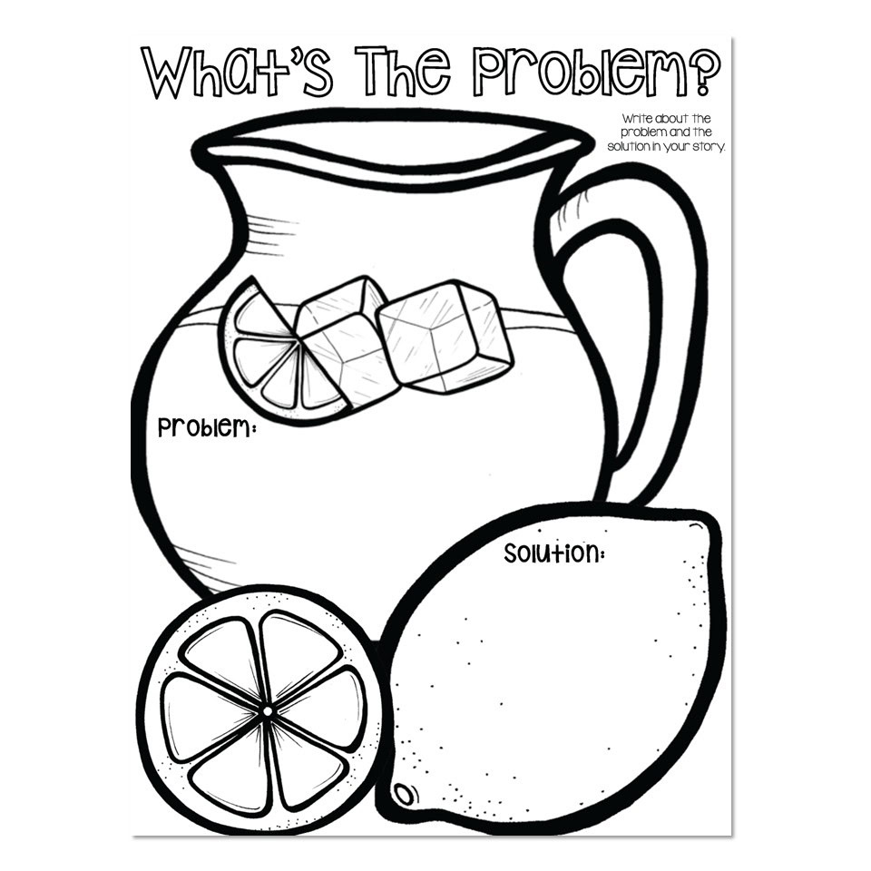 Summer Practice Packet - Reading Graphic Organizer - What's the Problem ...