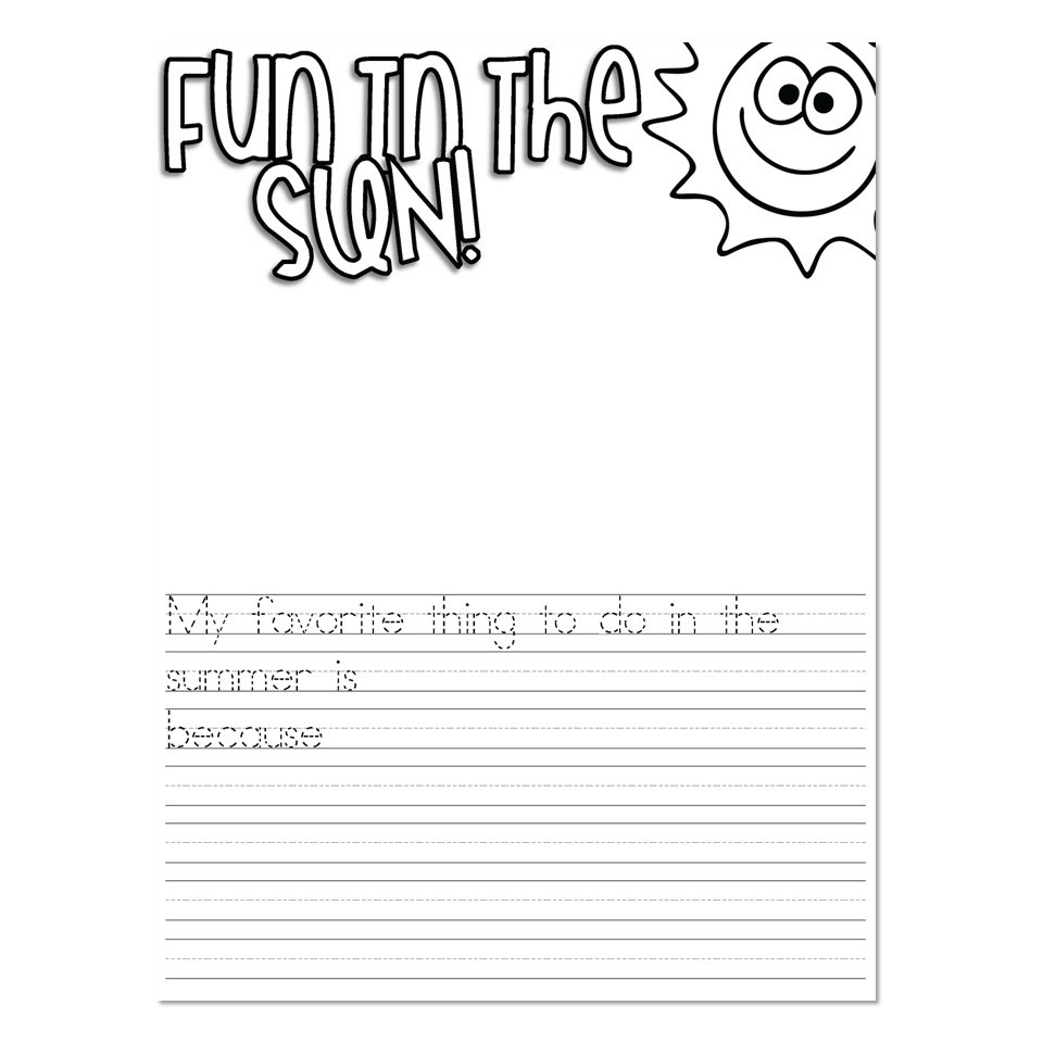 Summer Writing Practice