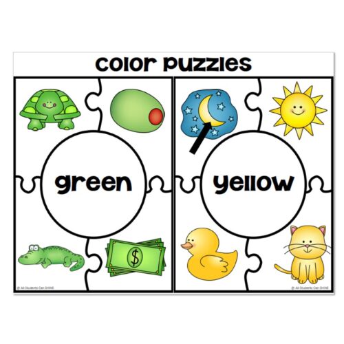 Color Puzzles - Lucky Little Learners