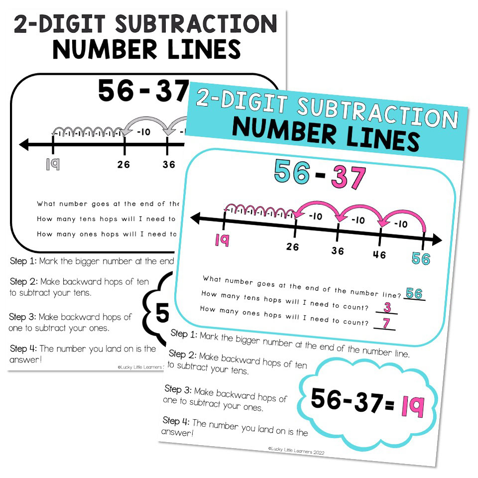 Lucky to Learn Math - 2-Digit and 3-Digit Addition and Subtraction ...