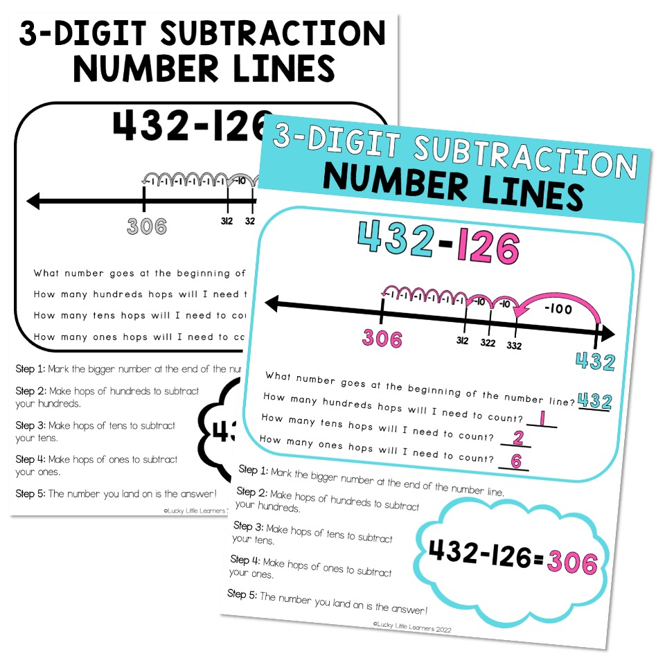 Lucky to Learn Math - 2-Digit and 3-Digit Addition and Subtraction ...