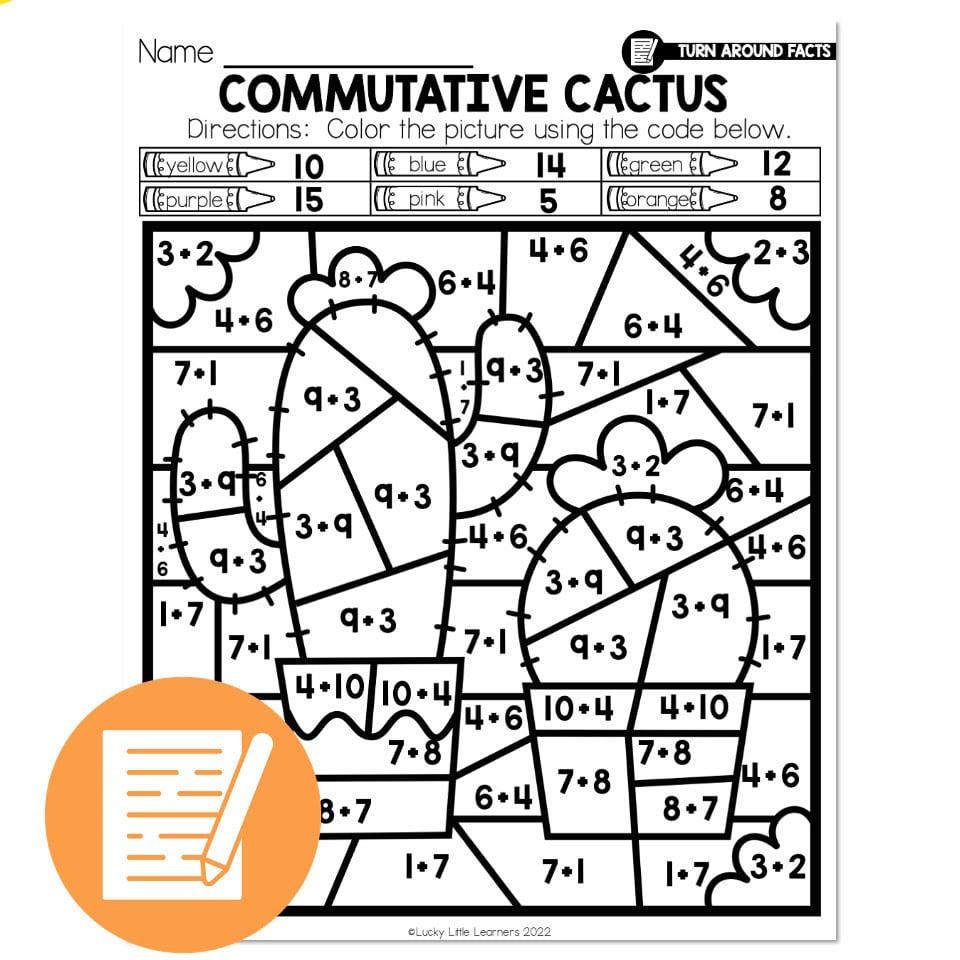 Lucky to Learn Math - Add Using Commutative Property - Lesson 2.7 ...