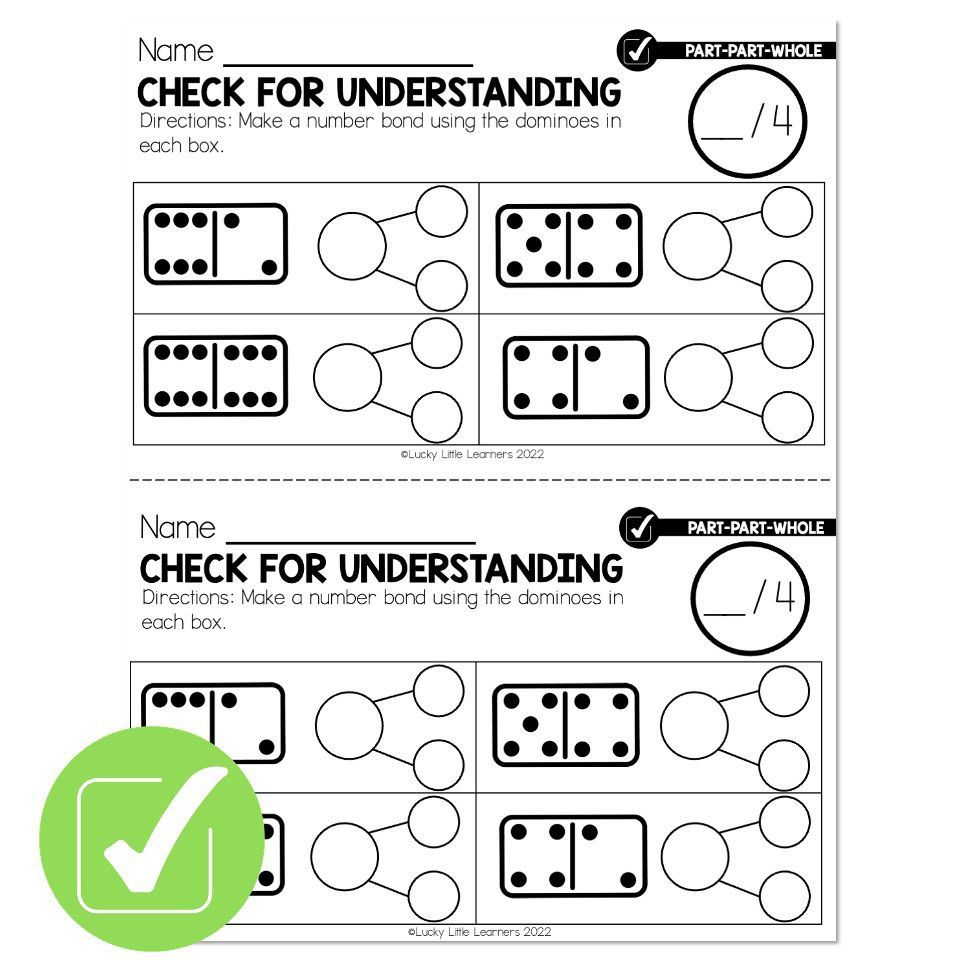 Lucky to Learn Math - Add with Part Part Whole Models - Lesson 2.1 ...