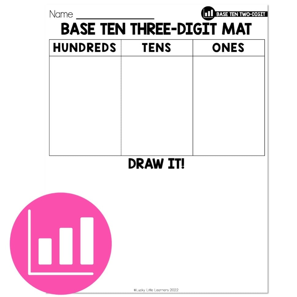 Lucky to Learn Math - Base Ten Two Digit - Lesson 1.6 - Differentiation ...