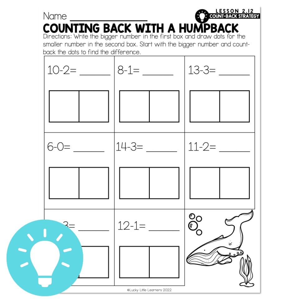 Lucky to Learn Math - Count Back - Lesson 2.12 - Mini Lesson - Counting ...