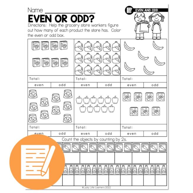 Lucky to Learn Math - Even and Odd and Counting by Twos - Lesson 1.3 ...