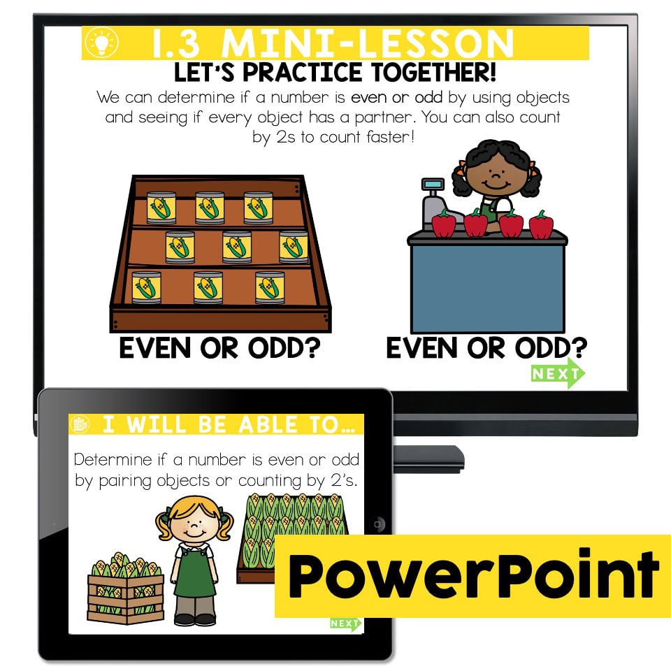 Lucky to Learn Math - Even and Odd and Counting by Twos - Lesson 1.3 ...