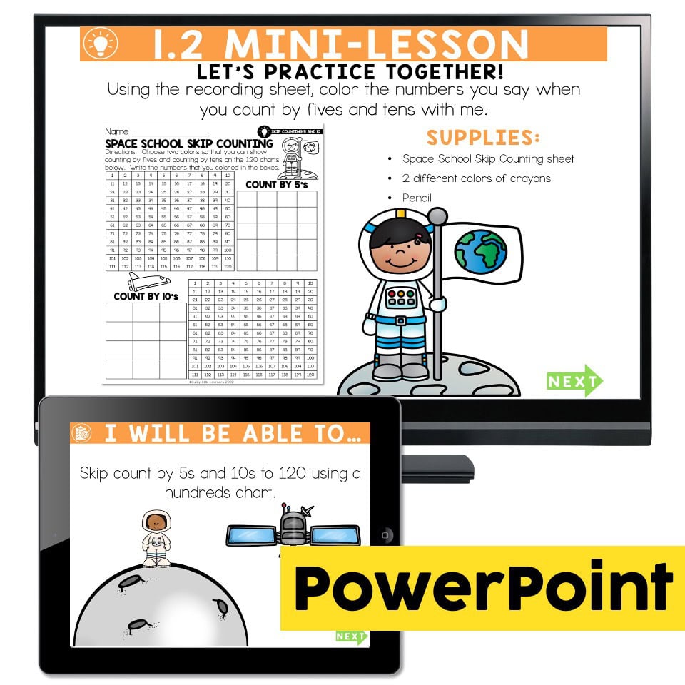 Lucky to Learn Math - Skip Count by 5 and 10 to 120 - Lesson 1.2 ...