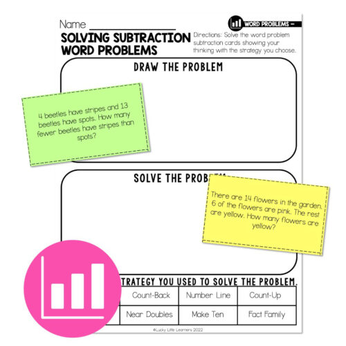 Lucky to Learn Math - Subtraction Word Problems - Lesson 2.19 ...